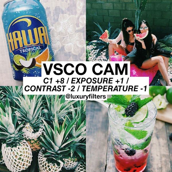 30 สูตรแต่งรูป Vsco Cam Part 3 จัดเต็มล็อตใหม่ล่าสุด Ladyissue