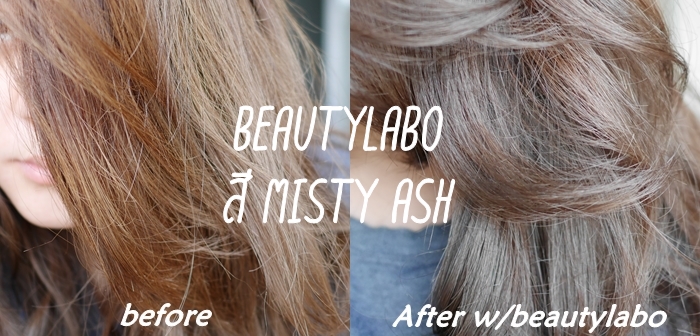 รีวิว เปลี่ยนสีผมด้วย Beautylabo สี Misty Ash โทนน้ำตาลเทาดูน่าค้นหา ...