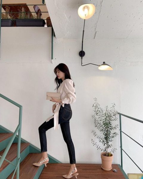 แฟชั่นวัยทำงาน! 30 ไอเดียใส่กางเกงยีนส์ให้ดูดี ไม่เซอร์เกินไป!! - Ladyissue เว็บรีวิว ...