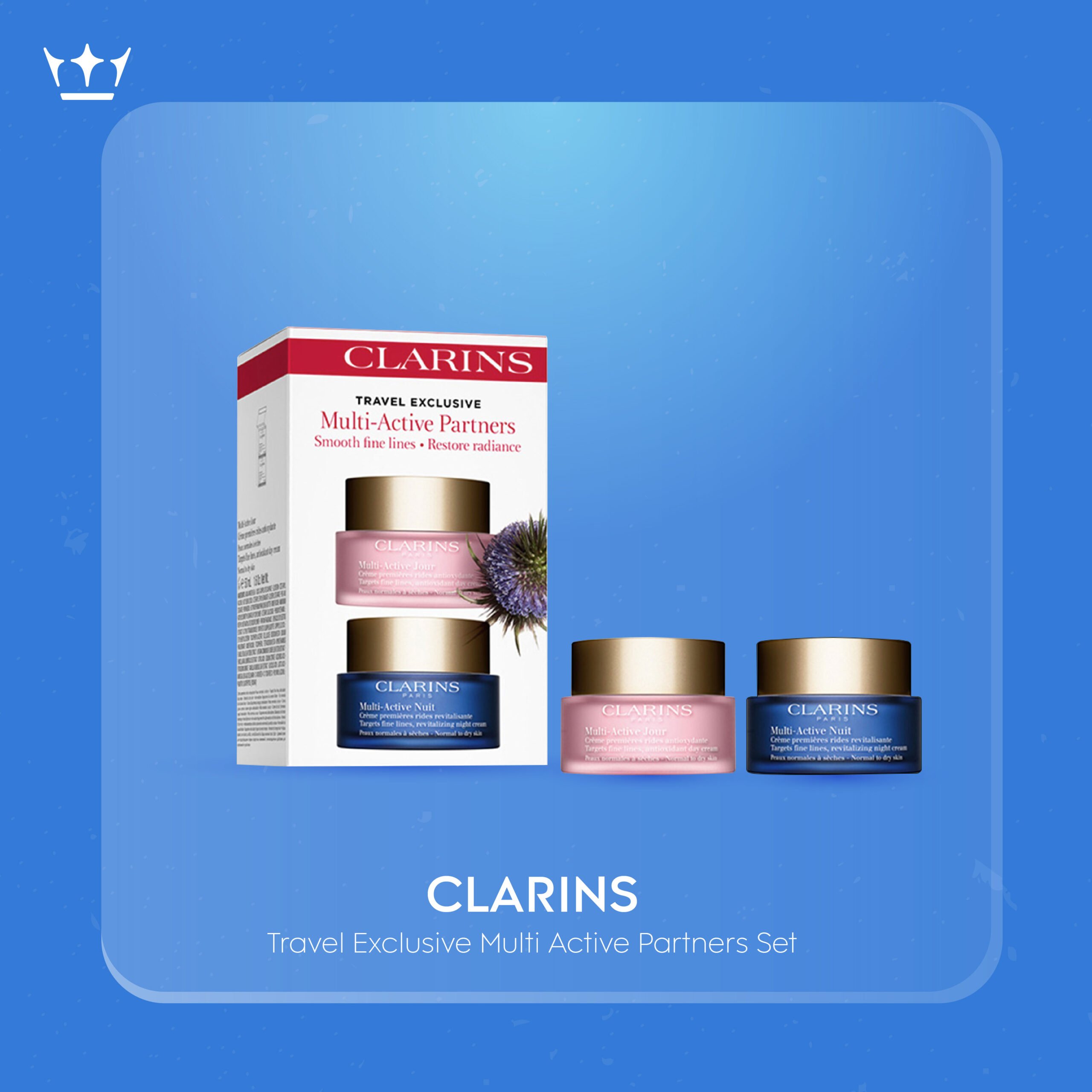02. Clarins Travel Exclusive Multi Active Partners Set - Ladyissue เว็บ ...